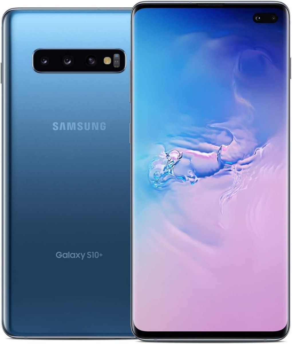 Samsung Galaxy S10 Plus 128GB Prism Blue, Refurbished (Pristine)